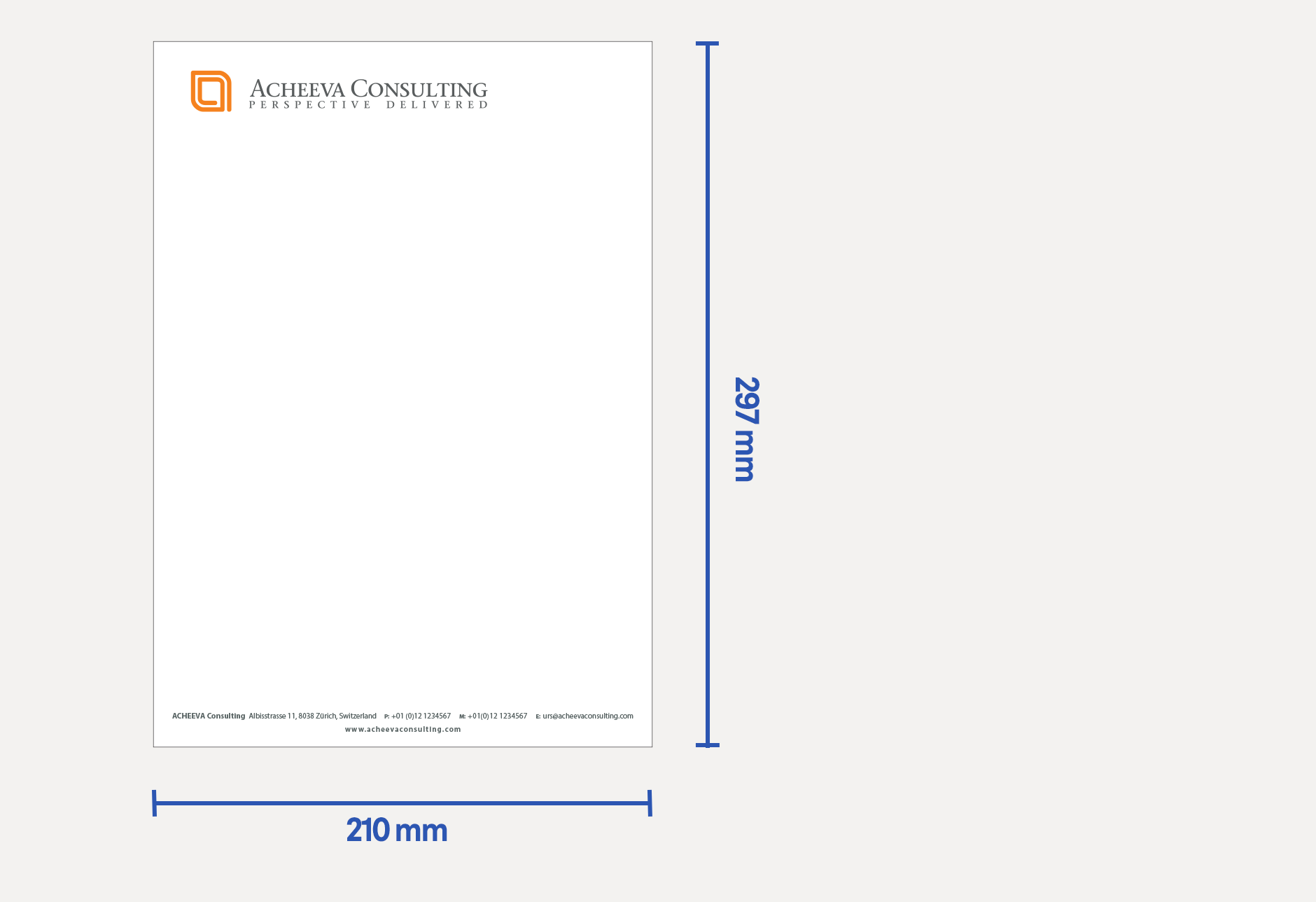 Designing stationery