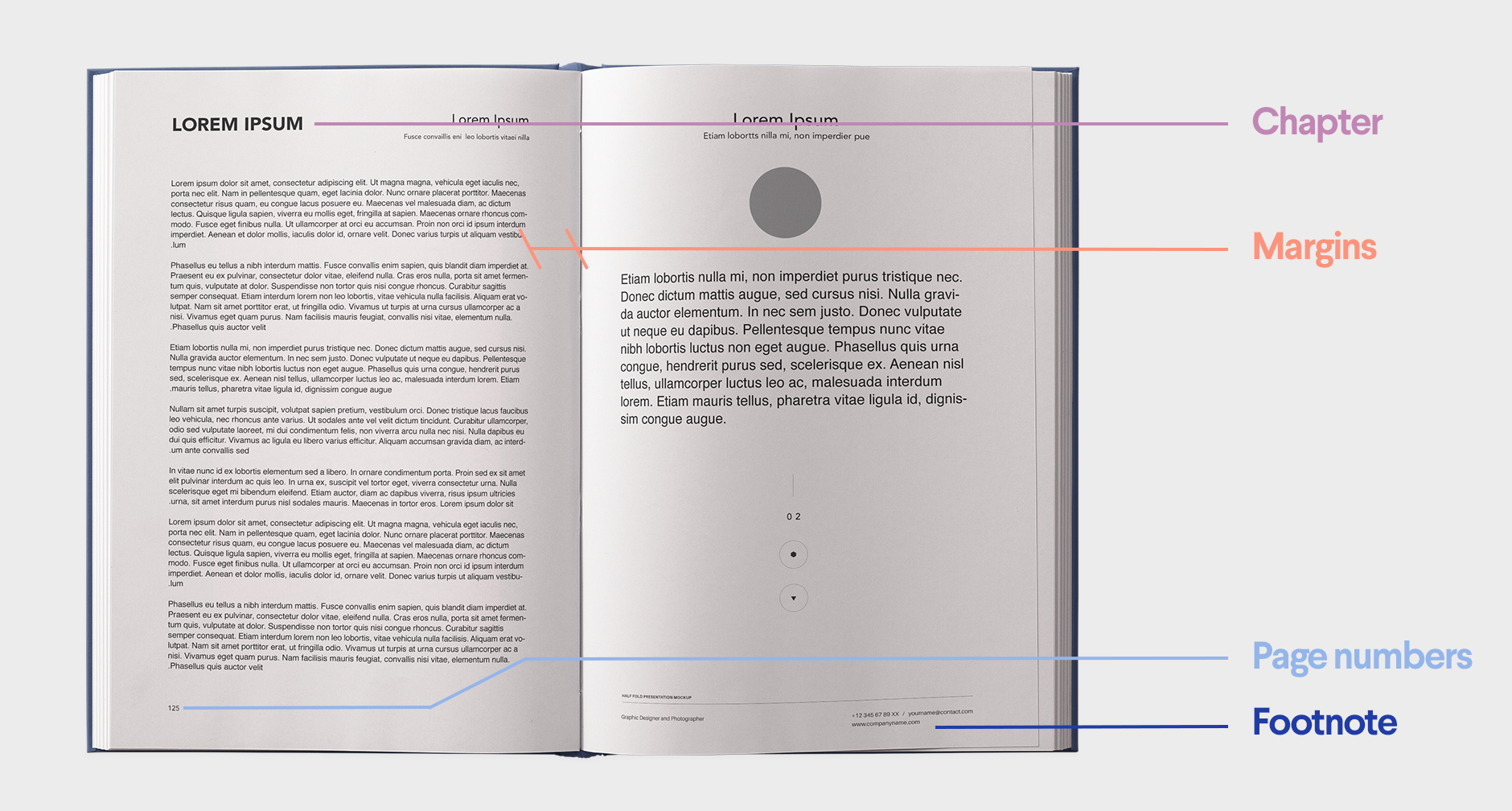 Designing book interiors