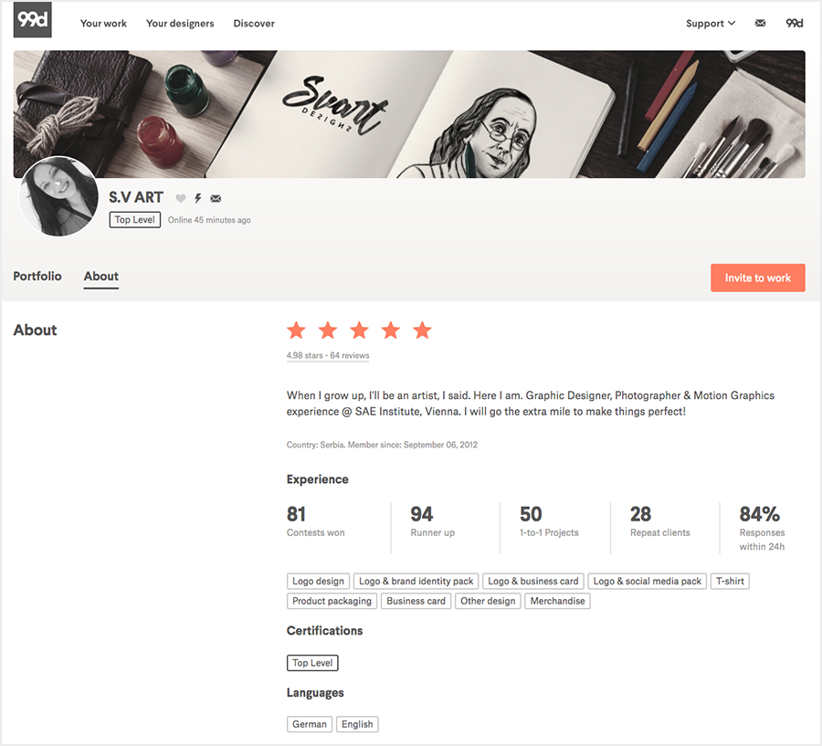 Guide to 99d profile