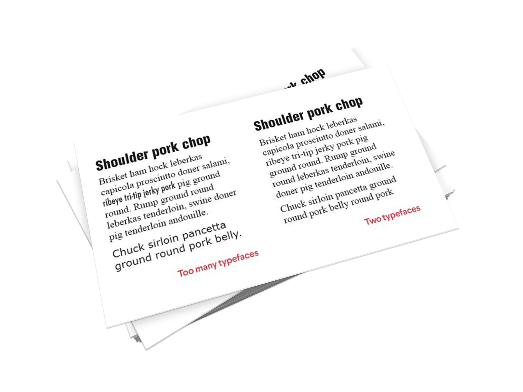 Design mistakes to avoid